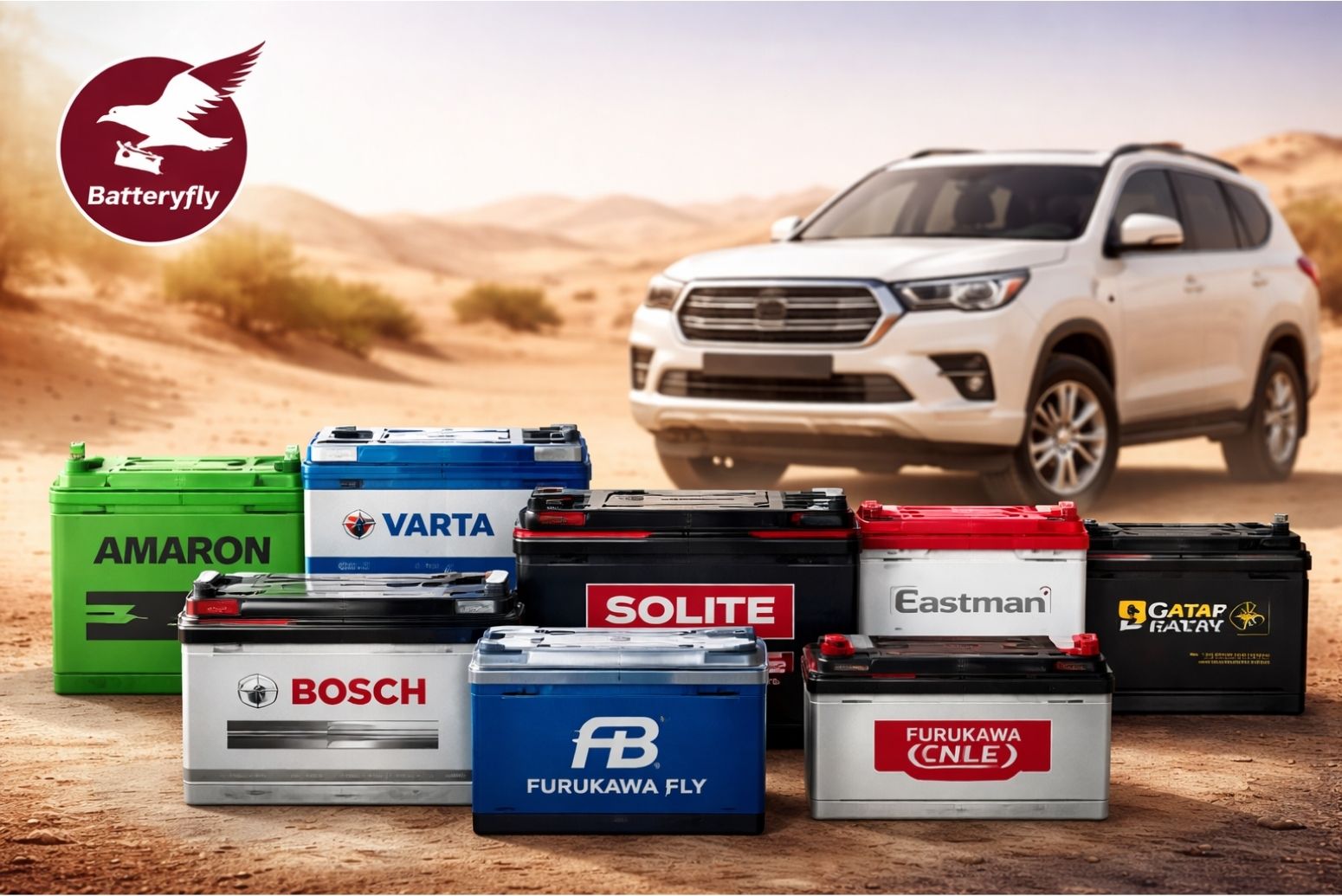 Top Car Battery Brands for SUVs in Qatar